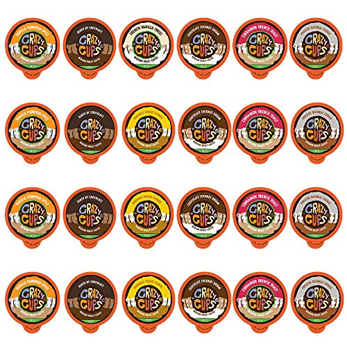 Crazy Cups Decaf Flavored Coffee Variety Pack 24 Count for Keurig Brewers