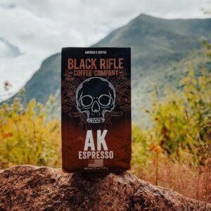 Black Rifle Coffee Company, AK-47 Espresso,100% Arabica Coffee,Colombian Supremo Roasted Dark, Whole Bean 12 oz Bag