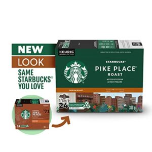 Starbucks® Single-Serve Coffee K-Cup®, Pike Place, Carton Of 24