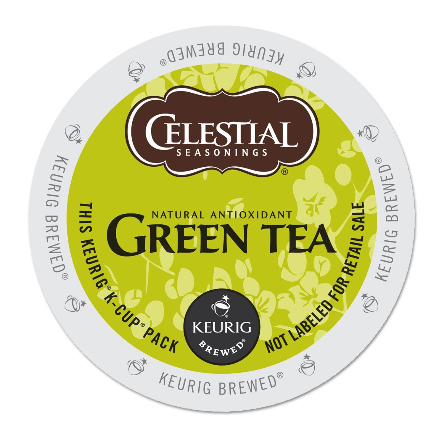 Celestial Seasonings Authentic Green Tea, K-Cup Portion Pack for Keurig K-Cup Brewers, 24-Count