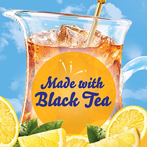 Crystal Light Sugar-Free Decaffeinated Lemon Iced Tea Naturally Flavored Powdered Drink Mix 48 Count Pitcher Packets