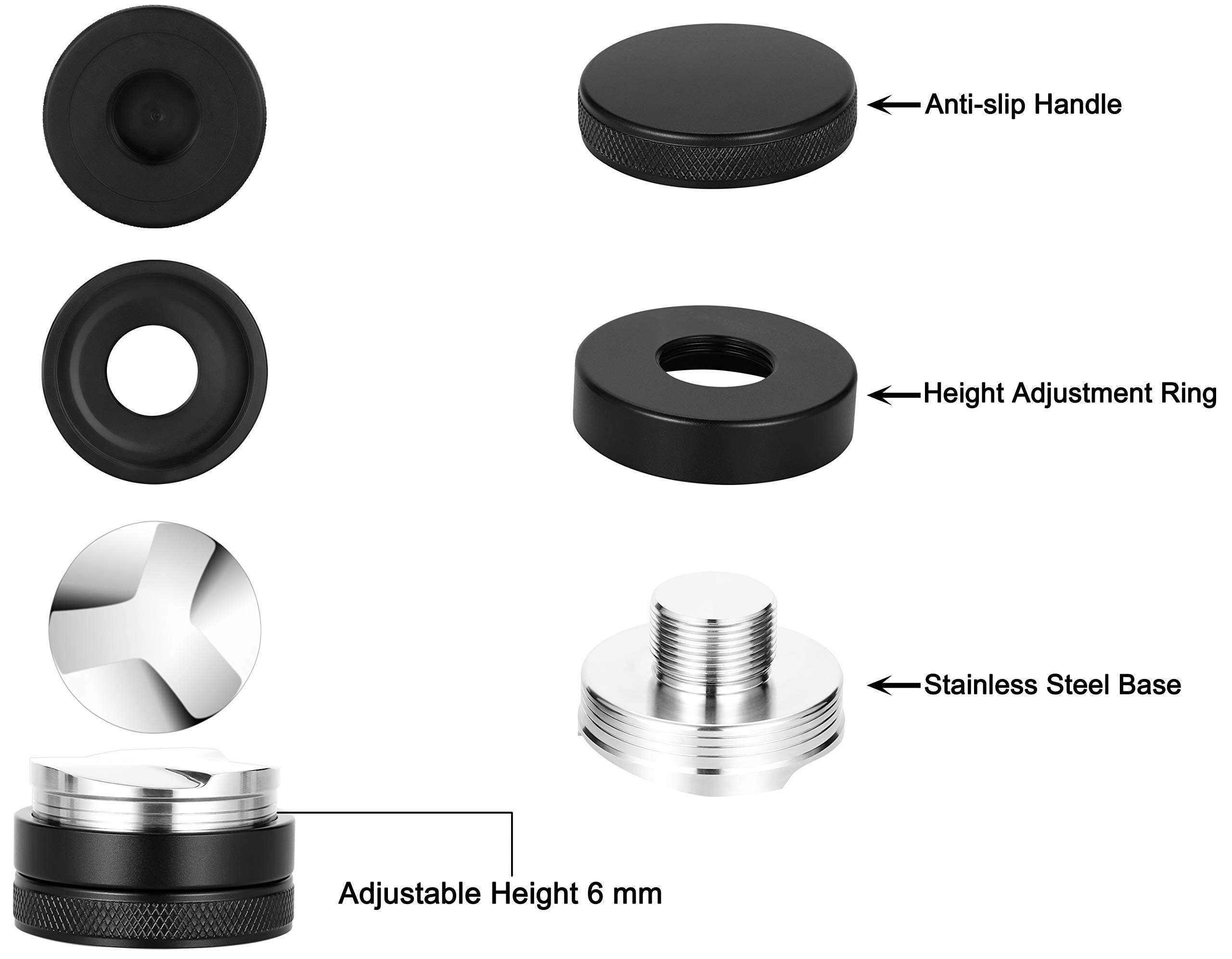 Apexstone 58mm Coffee Distributor, Coffee Distributor 58mm, Coffee Distribution Tool 58mm, Coffee Distributor Tool 58mm, Coffee Leveler 58mm