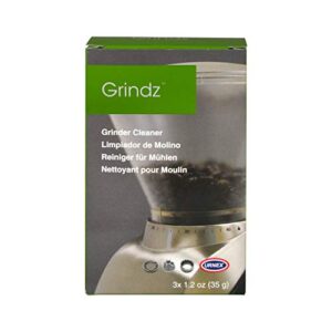 urnex grindz professional coffee grinder cleaning tablets, 3 single use packets