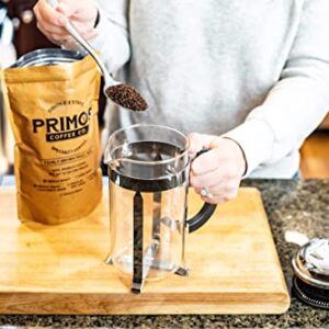 French Press Specialty Coffee, Coarse Ground, Primos Coffee Co (Medium Roast, 12 Oz)