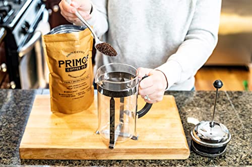 French Press Specialty Coffee, Coarse Ground, Primos Coffee Co (Medium Roast, 12 Oz)