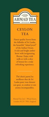 Ahmad Tea Black Tea, Ceylon Loose Leaf, 454g - Caffeinated & Sugar-Free