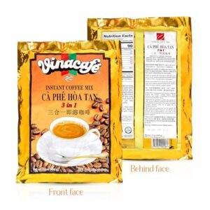 Vinacafe Instant Coffee Mix 3 in 1 (Pack of 5 | 20 Sachets Per Bag)