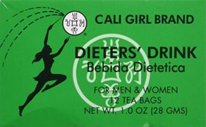 dieter's drink cali girl brand for men and woman nt wt 1.0oz