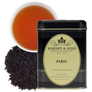 Harney & Sons Flavored Black Tea, Paris, 4 Ounce