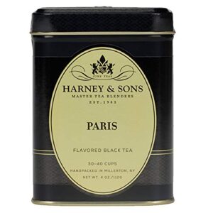 Harney & Sons Flavored Black Tea, Paris, 4 Ounce