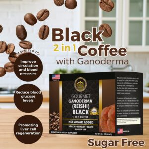 Eternal Spirit Beauty Asian Black Coffee Singles - Unparalleled Convenience in Individual Packets for Quick and Flavorful Energy (30 Sachets - 0.07 Oz Each)