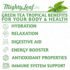 Mighty Leaf Green Tea Tropical 100ct.