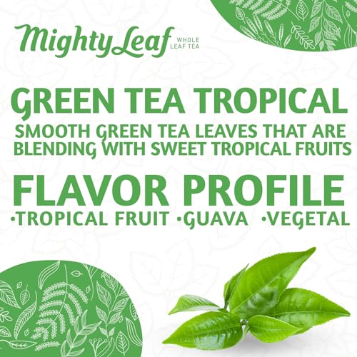 Mighty Leaf Green Tea Tropical 100ct.