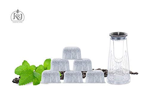 K&J Replacement Keurig Starter Kit for K200, K250, K35, and K-compact Brewers- Includes Rear Reservoir Filter Holder And 6-pack of Keurig 2.0 Compatible Water Filters