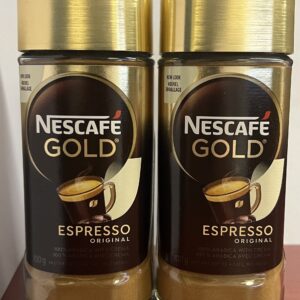 NESCAFE Gold Espresso Instant Coffee, 100g/3.5oz, Jar (2 Pack), {Imported from Canada}