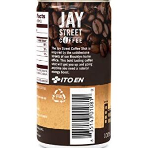 Jay Street Coffee, Coffee Shot, Unsweetened Black, 6.4 Ounce (Pack of 20)