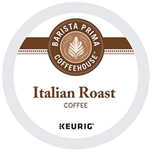 Barista Prima Dark Roast Extra Bold Coffee K-Cup, Italian Roast, 24 Count (Pack of 4)