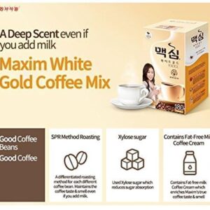 Maxim White Gold Instant Coffee - 100pks (Packaging May Vary)