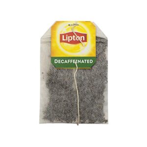 Lipton Tea Bags For a Delicious Beverage Decaffeinated Black Tea Caffeine-Free and Made With Real Tea Leaves 75 Tea Bags