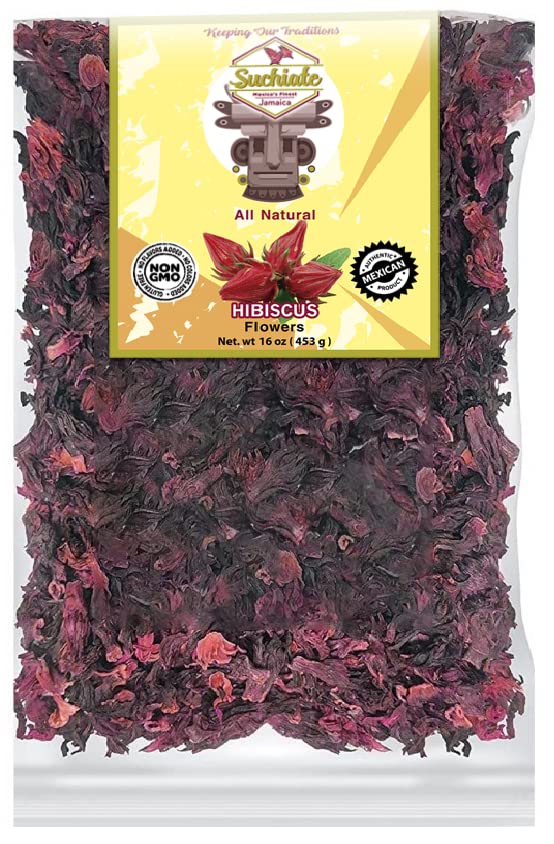 Suchiate Hibiscus Flowers (1 Pound (Pack of 1))