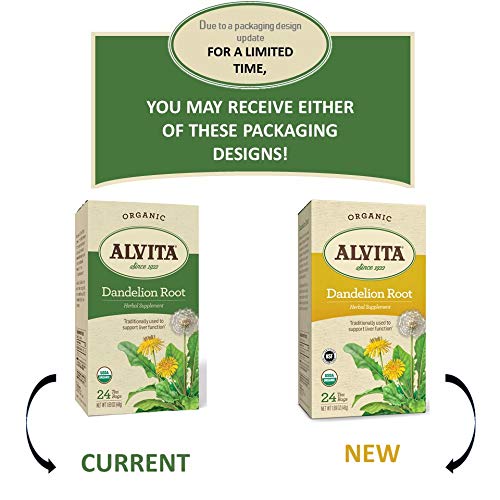 Alvita Organic Hibiscus Herbal Tea - Made with Premium Quality Organic Hibiscus Calyces, with Refreshing Tart Flavor and Floral Aroma, 24 Tea Bags