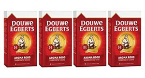 douwe egberts aroma rood ground coffee, 17.6-ounce (pack of 4)