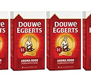 Douwe Egberts Aroma Rood Ground Coffee, 17.6-Ounce (Pack of 4)