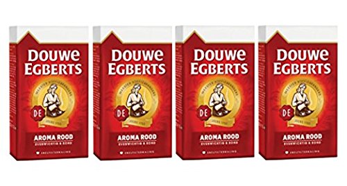 Douwe Egberts Aroma Rood Ground Coffee, 17.6-Ounce (Pack of 4)