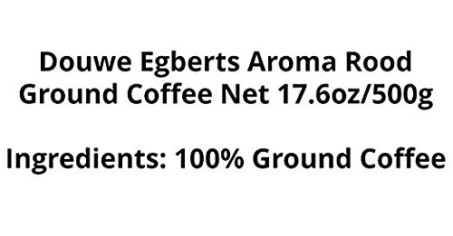 Douwe Egberts Aroma Rood Ground Coffee, 17.6-Ounce (Pack of 4)