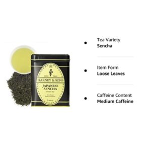 Harney & Sons Japanese Sencha Tea | 8 oz Loose Leaf Tea