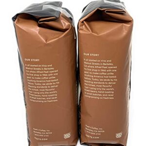 Peets Coffee, Major Dickason's Blend, Whole Bean 32oz (Pack of2)