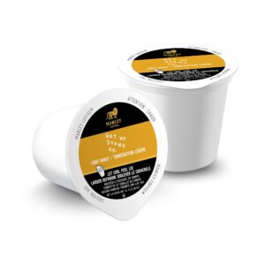 Marley Coffee Get Up Stand Up, Fairtrade Certified, Light Roast Coffee, Keurig K-Cup Brewer Compatible Pods, 24 Count