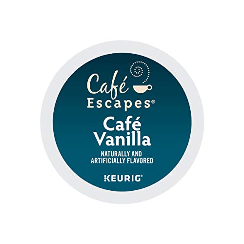 Cafe Escapes Cafe Vanilla Keurig Single-Serve K-Cup Pods, 72 Count (6 Packs of 12)