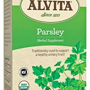 Alvita Teas Organic Herbal Tea Bags, Parsley, 24 Count