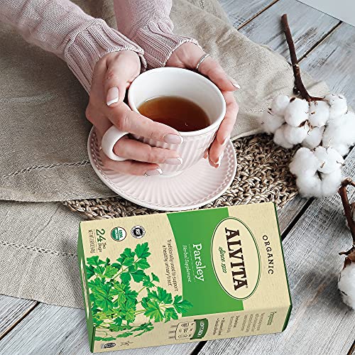 Alvita Teas Organic Herbal Tea Bags, Parsley, 24 Count