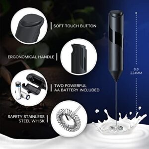 Electric Powerful Milk Frother for Coffee , Durable Mini Mixer Matcha Whisk Foam Maker for Coffee Latte Cappuccino Matcha, Gift for Coffee Lover