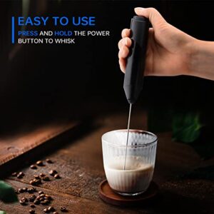 Electric Powerful Milk Frother for Coffee , Durable Mini Mixer Matcha Whisk Foam Maker for Coffee Latte Cappuccino Matcha, Gift for Coffee Lover