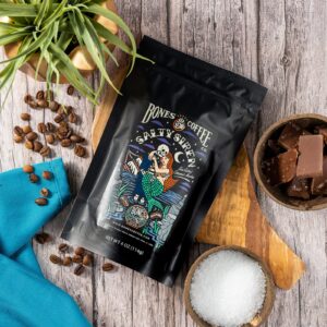 Bones Coffee Company NEW Flavors! Favorite Flavors Sample Pack | 4 oz Pack of 5 Assorted Ground Coffee Beans | Low Acid Medium Roast Gourmet Coffee Beverages (Ground)