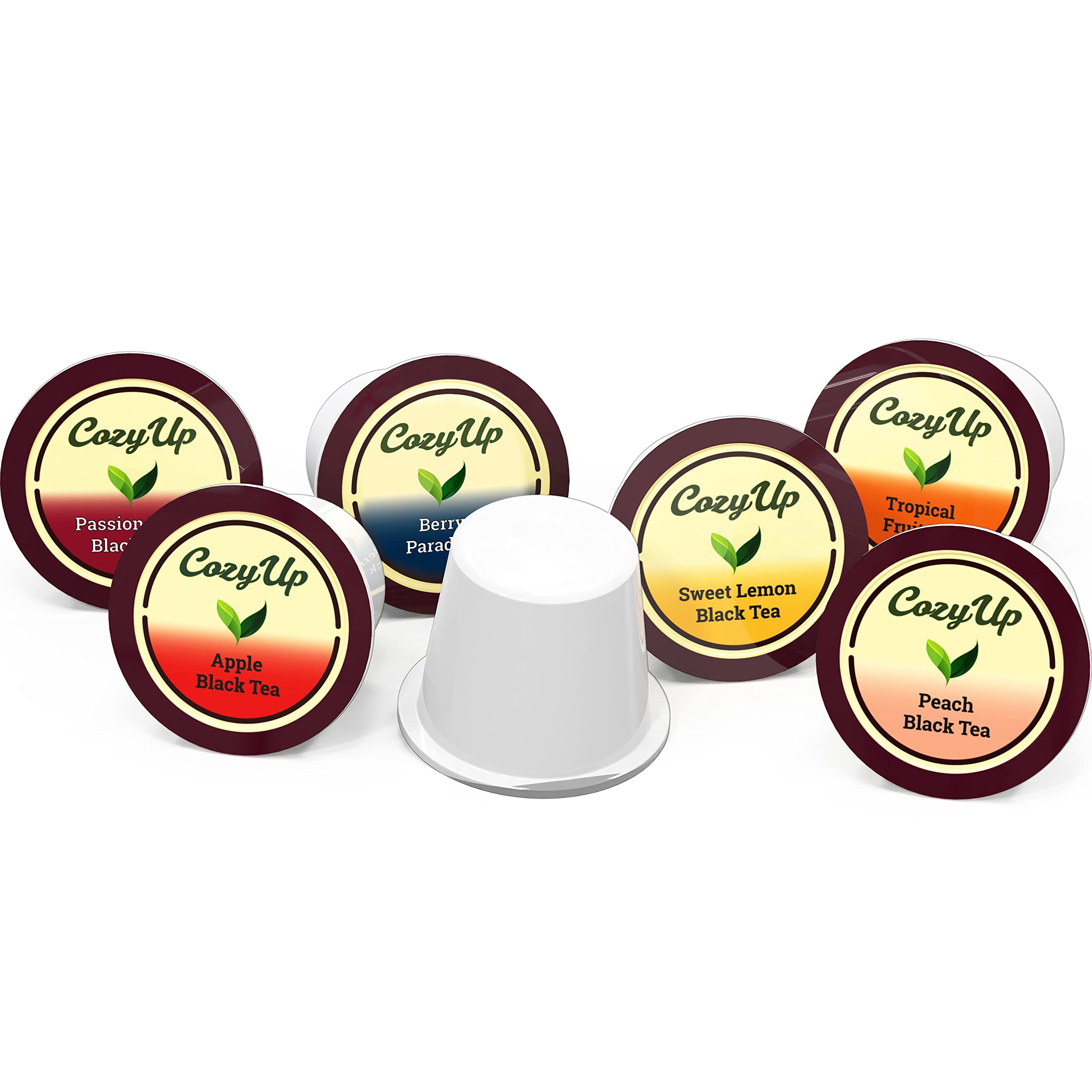 Cozy Up | 6 Flavors | Variety Fruit Tea Sampler Pack | Compatible with Keurig K-Cup Brewers | Multiple Flavors | 36-Count |