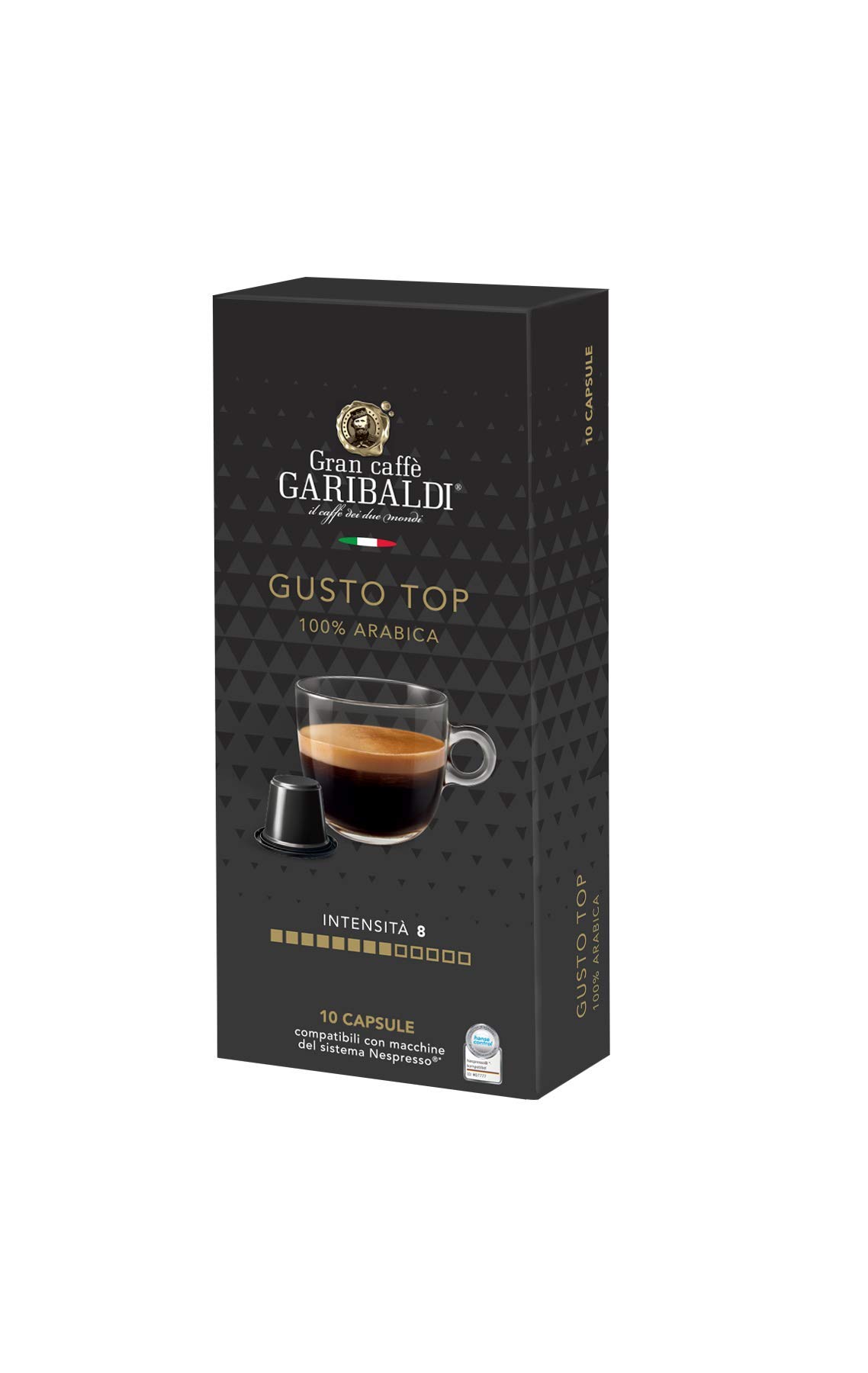 Gran Caffè Garibaldi Nespresso* compatible capsules (Variety Pack, 60 Count)