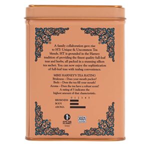 Harney & Sons Peaches & Ginger Black Tea, 20ct sachet tin