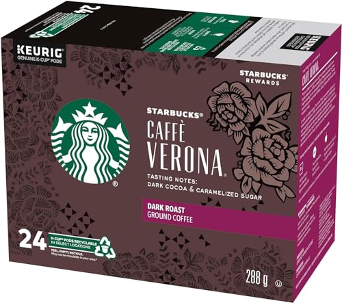 Starbucks Caffe Verona K-Cups, 24 Count