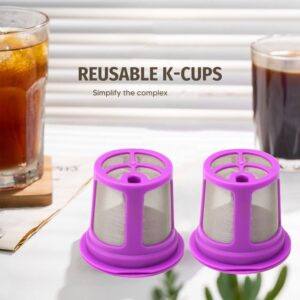 2 Pack Reusable K Cups, Eco Friendly Stainless Steel Mesh Filter K Cup Reusable Coffee Pods - reusable k cups for keurig 1.0 and 2.0 Coffee Maker