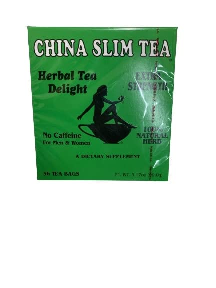 China Slim Tea Dieter's Delight 36 Tea Bags NET WT 3.17 OZ (90 g) by the teapot company