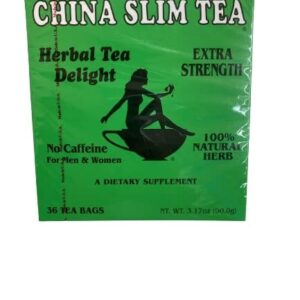 China Slim Tea Dieter's Delight 36 Tea Bags NET WT 3.17 OZ (90 g) by the teapot company