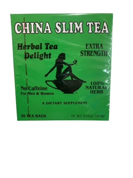 China Slim Tea Dieter's Delight 36 Tea Bags NET WT 3.17 OZ (90 g) by the teapot company