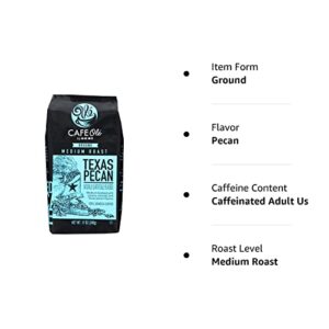 Roasting Plant Cafe Ole Texas Pecan Ground Coffee 12oz pack of 1