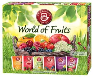 teekanne world of fruits variety box of tea 30 tea bags