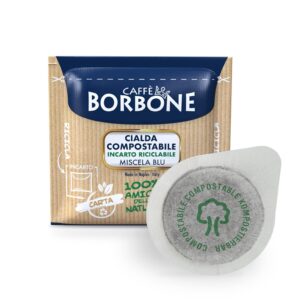 Caffe Borbone 150 Single Served Espresso Coffee Pods, Blue Blend with Refined Taste, Powerful Character and Intense Aroma, Roasted and Freshly Packaged in Italy