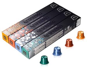 european version nespresso originalline variety of lungo: fortissio, vivalto, envivo, linizio, 40 capsules